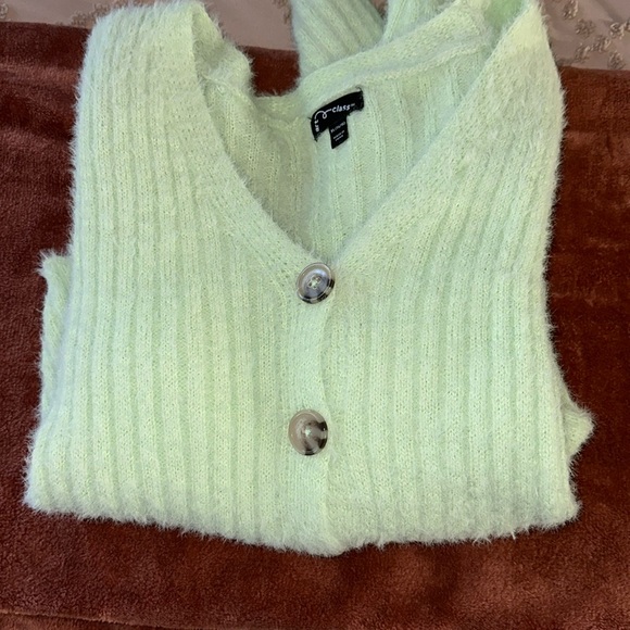 art class | Shirts & Tops | Fuzzy Crop Boxy Cardigan Sweater | Poshmark